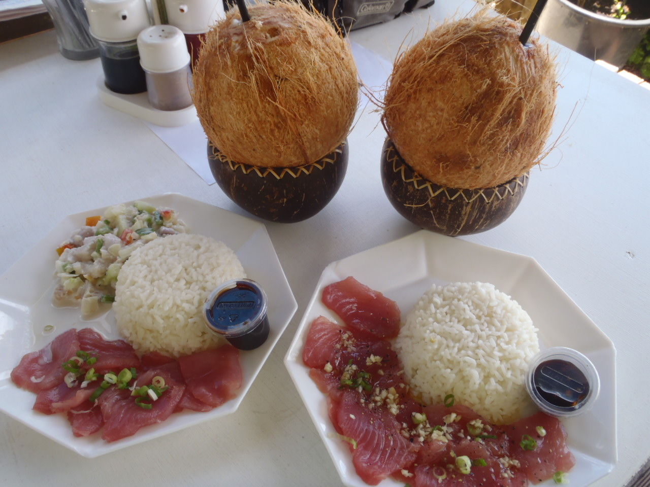 サシミランチ : クック諸島滞在記