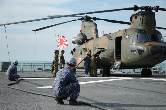 IPD25派遣部隊「おおすみ」「いせ」「すずなみ」タリスマンセイバー25にて猛烈訓練中！ : 軍事・ミリタリー速報☆彡