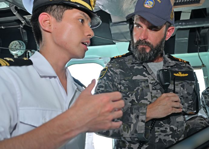 IPD25派遣部隊「おおすみ」「いせ」「すずなみ」タリスマンセイバー25にて猛烈訓練中！ : 軍事・ミリタリー速報☆彡