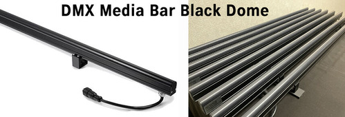 ごんぐ日報～舞台照明情報とDoctorMXニュース:漆黒のパイプ型LED“DMX Media Bar Black Dome ...