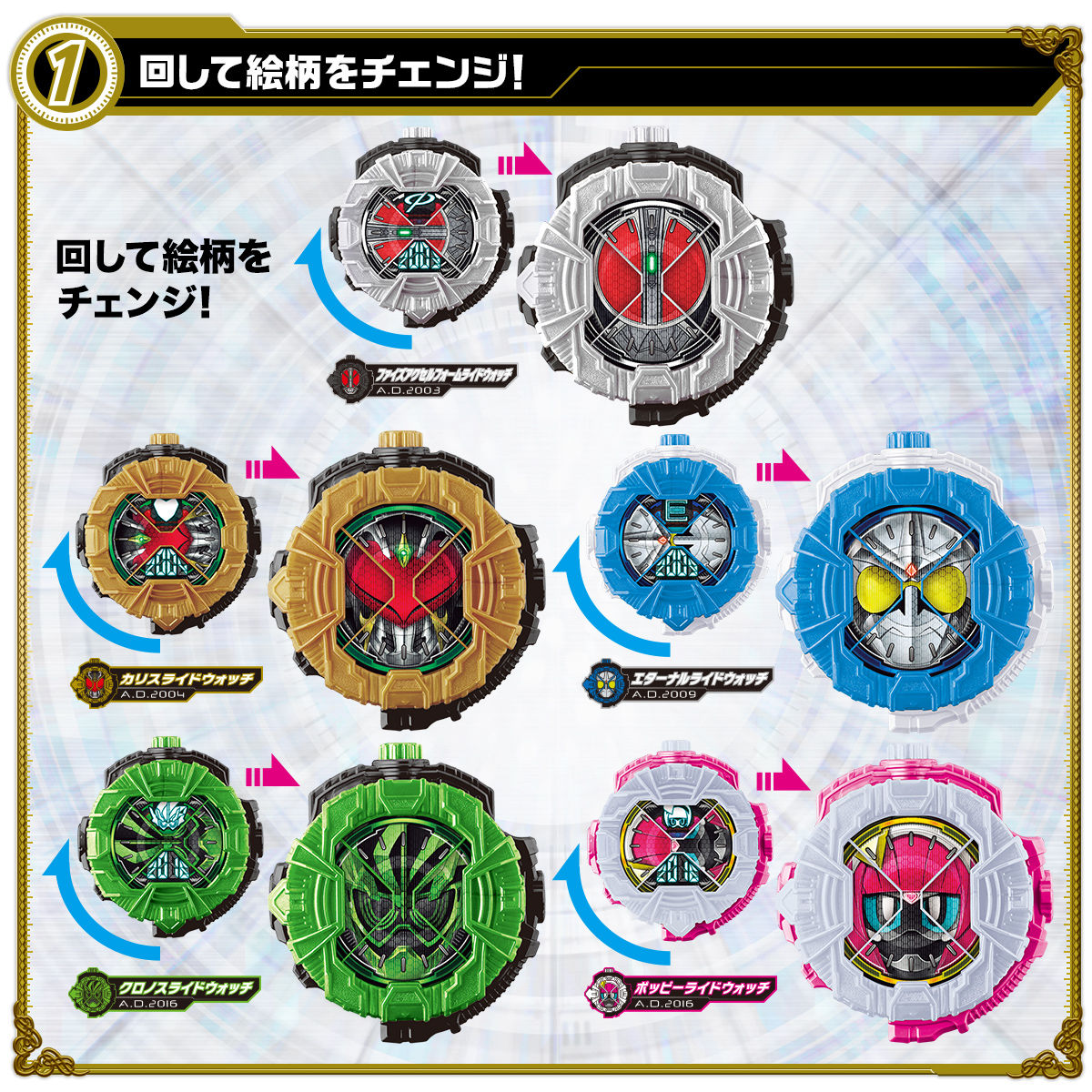 欲しいDXライドウォッチ投票結果! DXライドウォッチスペシャル 欲しいDXライドウォッチ投票結果! DXライドウォッチスペシャル