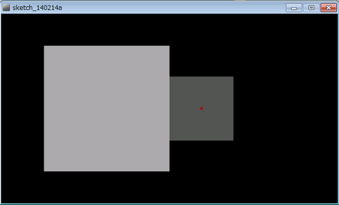 Processing：マウスの位置で図形の大きさを変化させる mouseX : PROCESSING入門