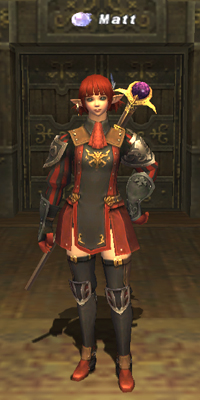 【FF11】緋い魔道士【Titan】:グラフィック差し替え2