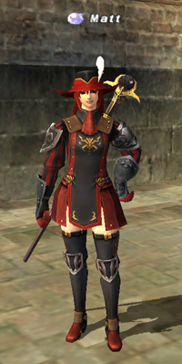 【FF11】緋い魔道士【Titan】:グラフィック差し替え2