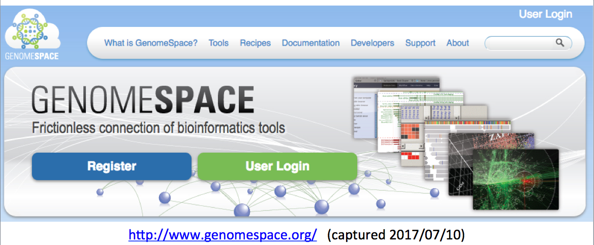 GenomeSpace：20種類のソフトウエアパッケージとデータソースをプログラミング不要で利用可能にするゲノム解析クラウド : crisp_bio