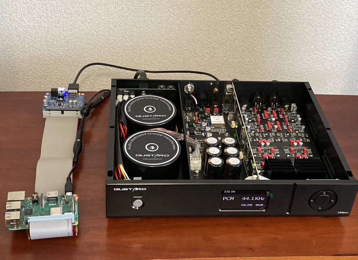 Gustard X26PRO のコンデンサ換装 : cryptocyte's blog