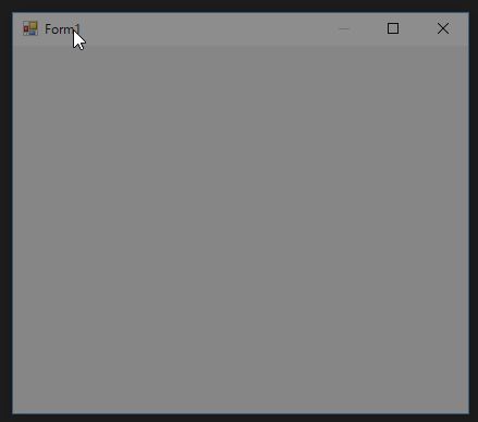 Visual Studio 2015 プロパティ ウィンドウスタイル Opacity : 初心プログラミング