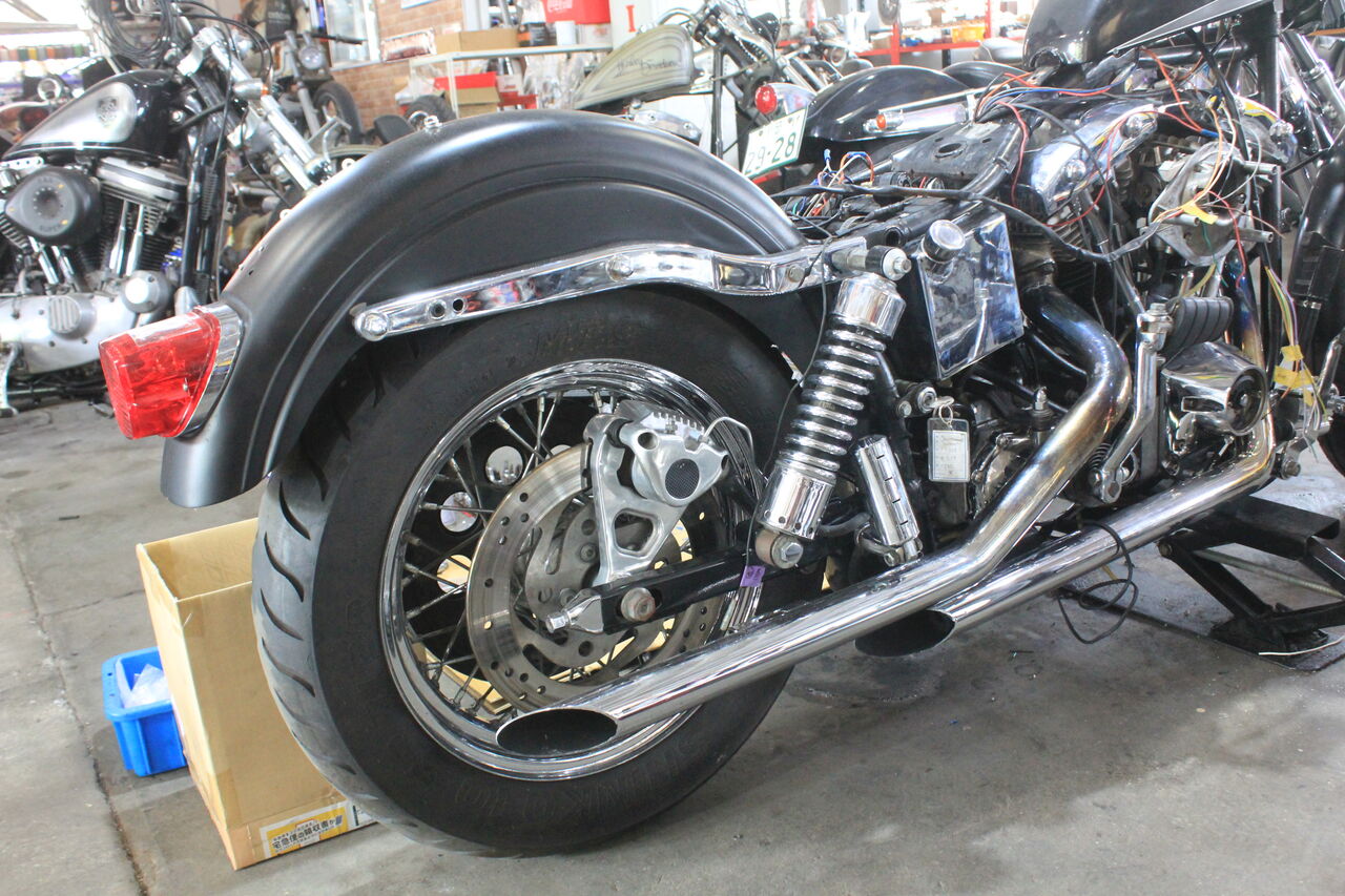 H-D '83 FXSB/SuperGlide エンジン不動車両・作業Vol.02 : [コールドターキーエーエス]ハーレー カスタムショップ 静岡