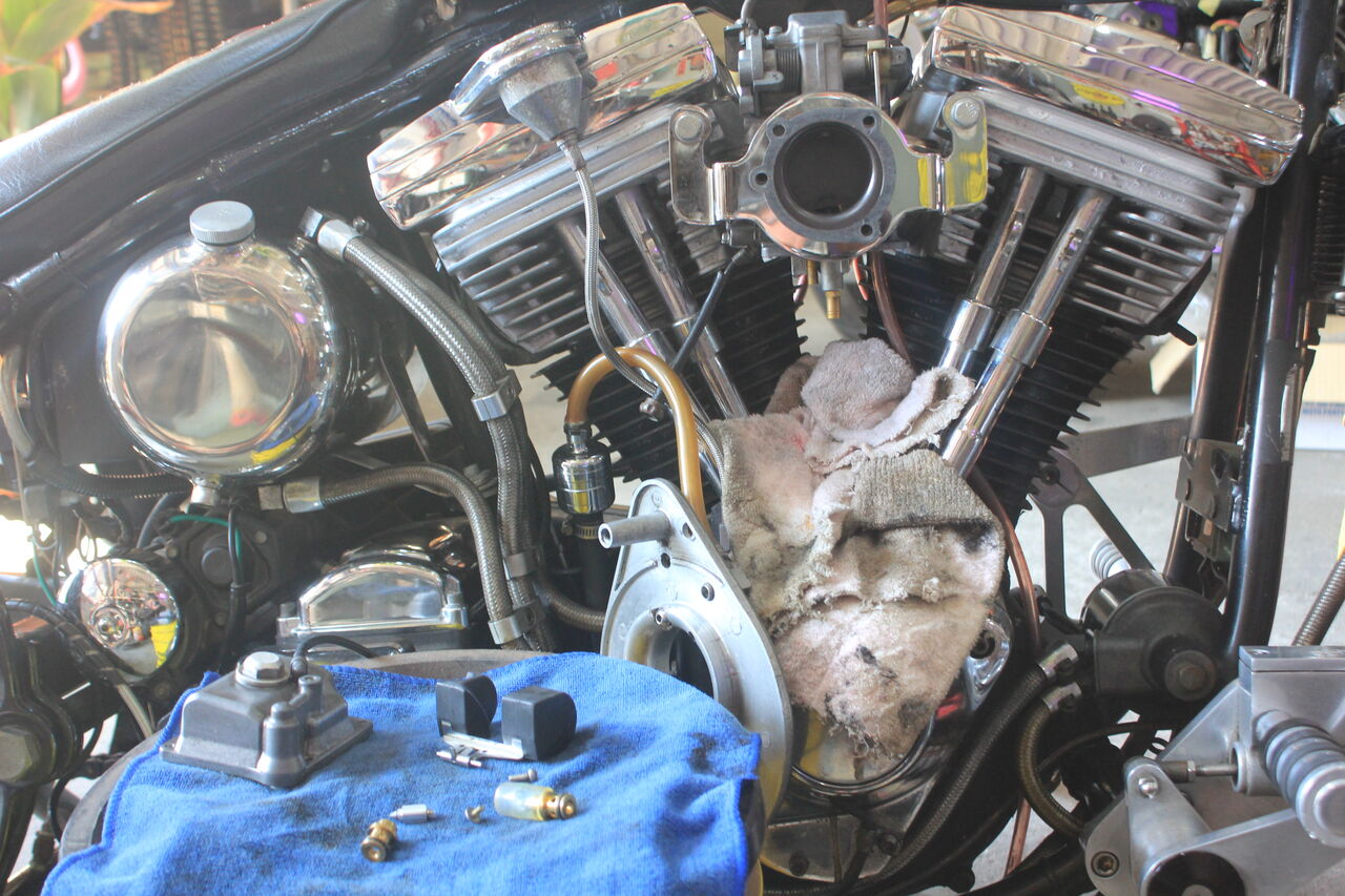 近況作業報告 EVO '91 FXST ソフテイル : [コールドターキーエーエス]ハーレー カスタムショップ 静岡