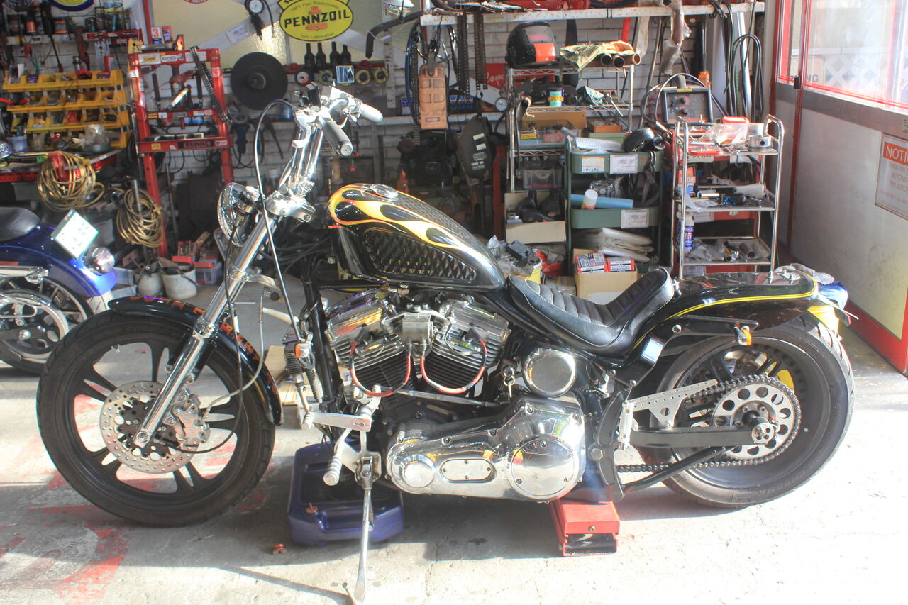近況作業報告 EVO '91 FXST ソフテイル : [コールドターキーエーエス]ハーレー カスタムショップ 静岡
