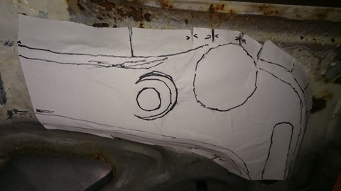 Hood inner panel (verification and cut out) : CUTS' garage