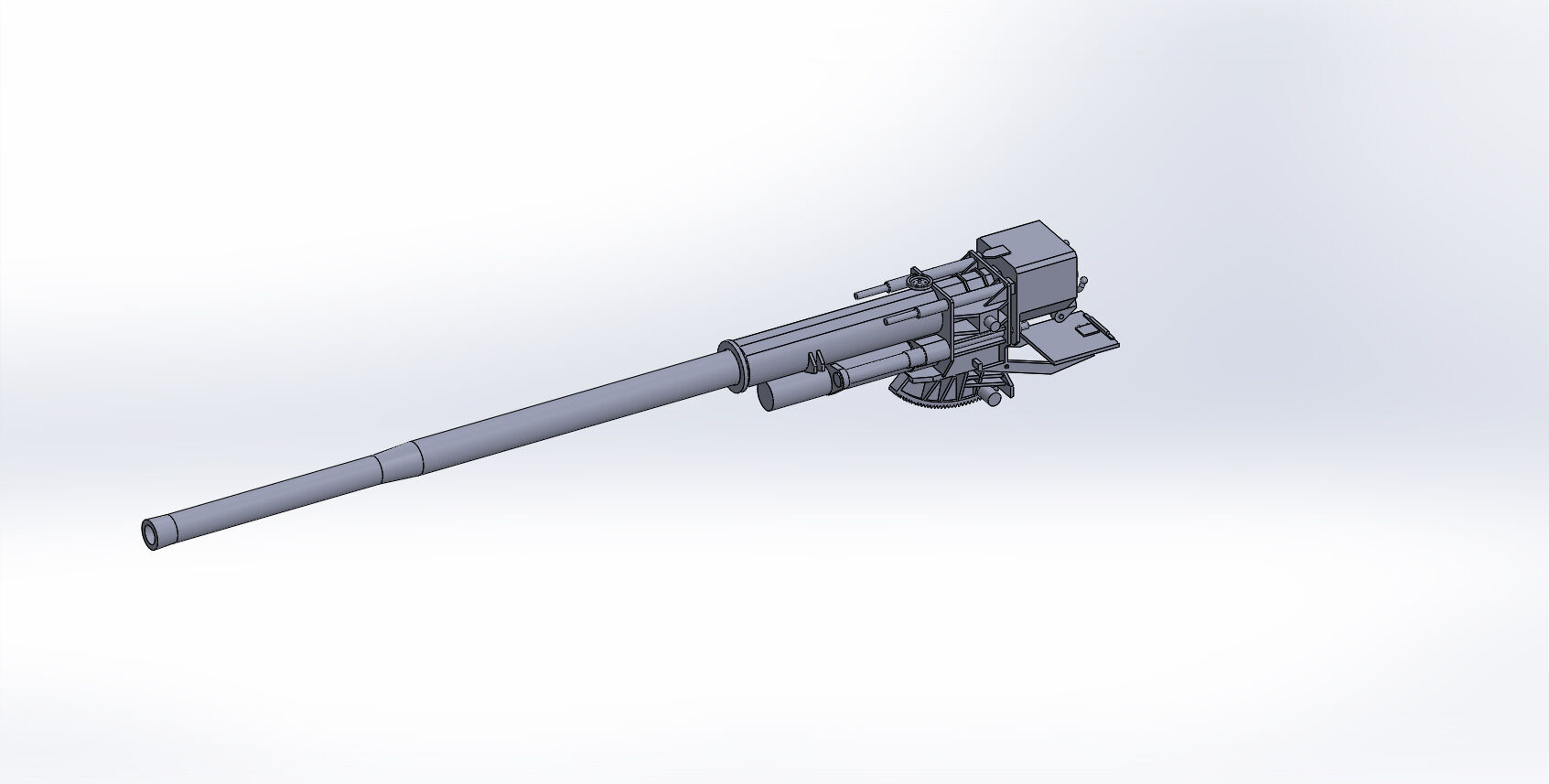 DAMEYA＠1/144:1/144 M65 280mmカノン砲、原型製作記①