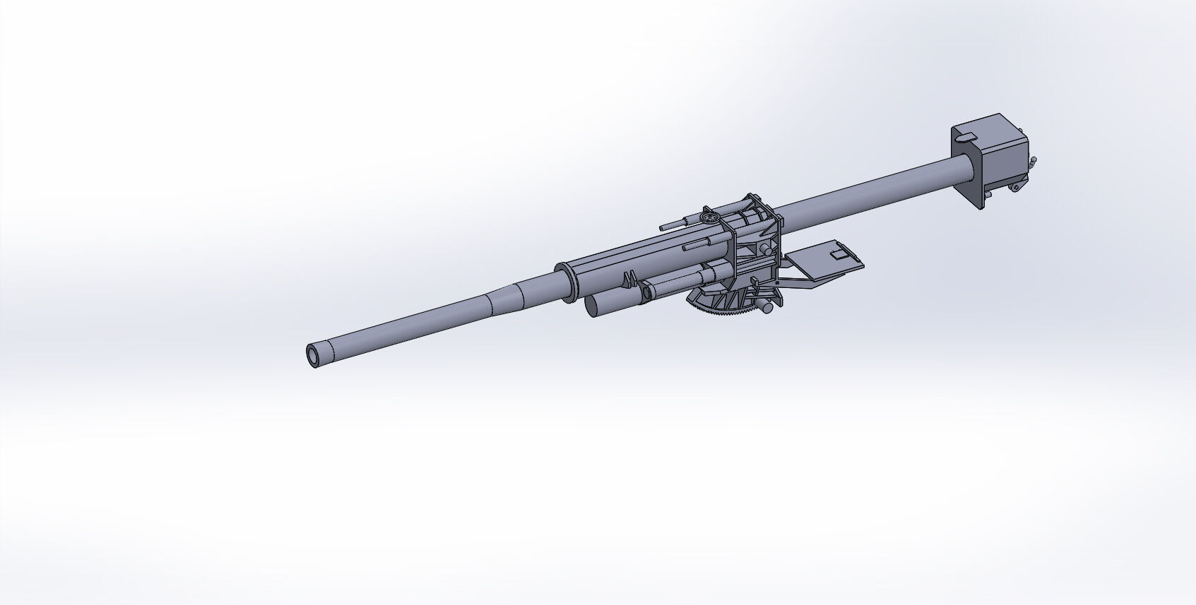 DAMEYA＠1/144:1/144 M65 280mmカノン砲、原型製作記①
