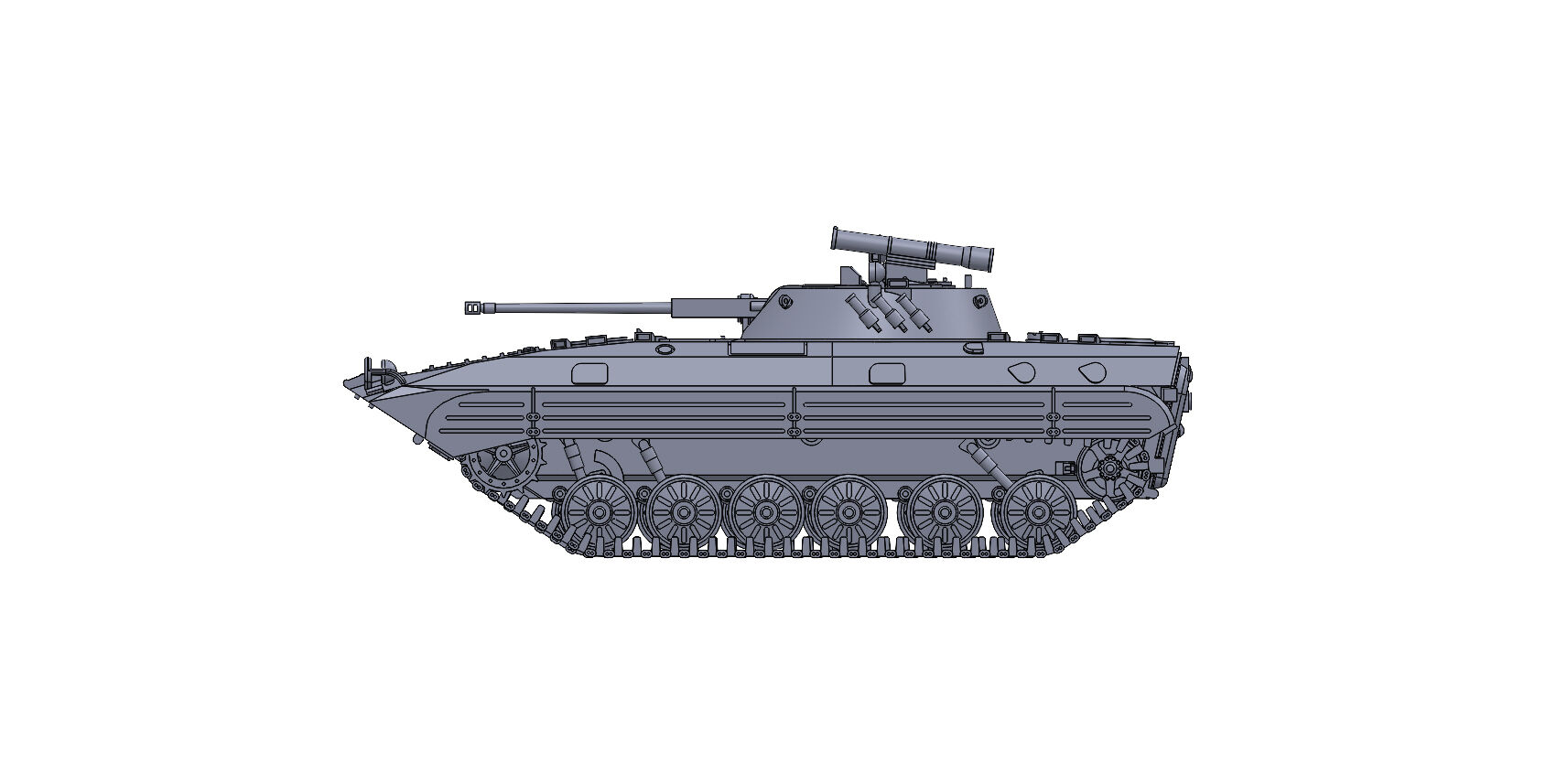 DAMEYA＠1/144:1/144 歩兵戦闘車BMP-2原型製作記（その8）