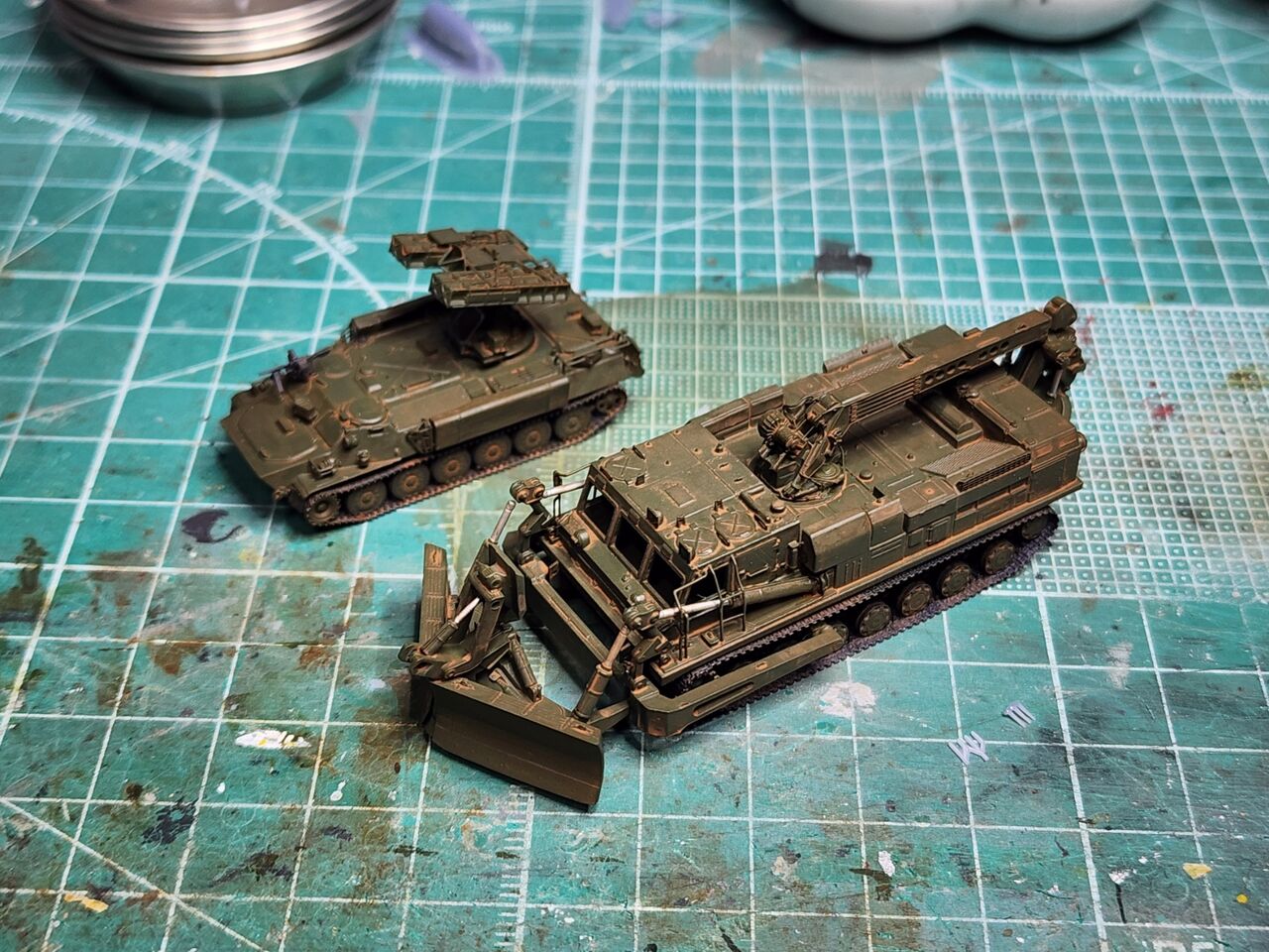 DAMEYA＠1/144:1/144 SA-13、BAT-2サンプル組み立て