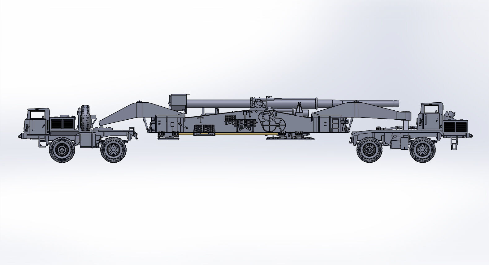DAMEYA＠1/144:1/144 M65 280mmカノン砲、原型製作記⑤