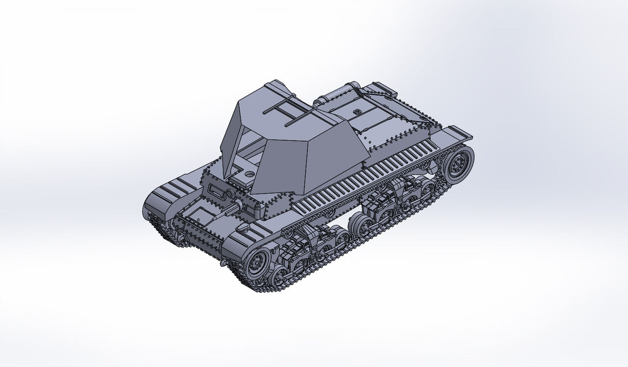 DAMEYA＠1/144:1/144 TACAM R-2原型製作記（その1）