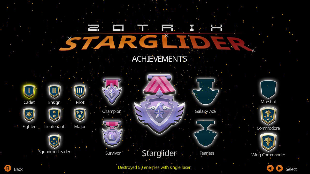 Zotrix Starglider [Nintendo Switch] 雑レビューの雑 : 雑に雑レビューを雑透過する雑