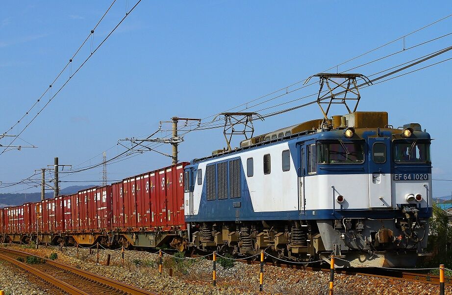 山陽本線貨物撮影(2023,秋)20～EF64牛乳パック～ : 新適鉄
