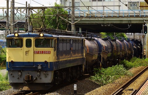 関東貨物撮影(2024,6)2～EF65-2089牽引の8460ﾚ～ : 新適鉄