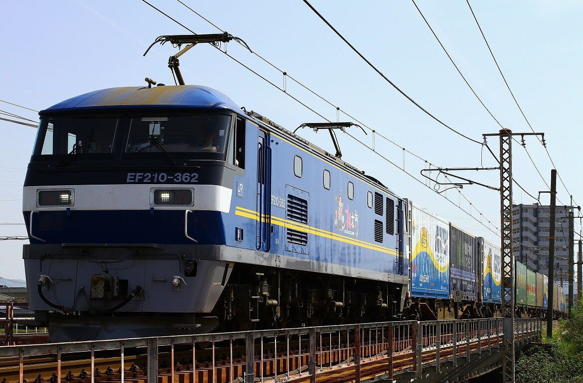 山陽本線貨物撮影(2024,4)6～EF210-300(新)LED機～ : 新適鉄