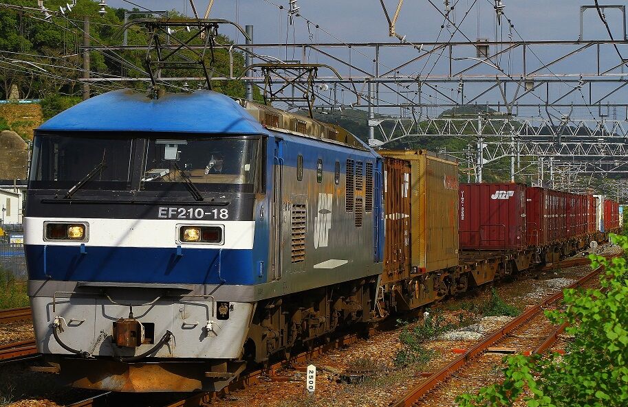 山陽本線貨物撮影(2023,秋)15～EF210-0旧塗装～ : 新適鉄