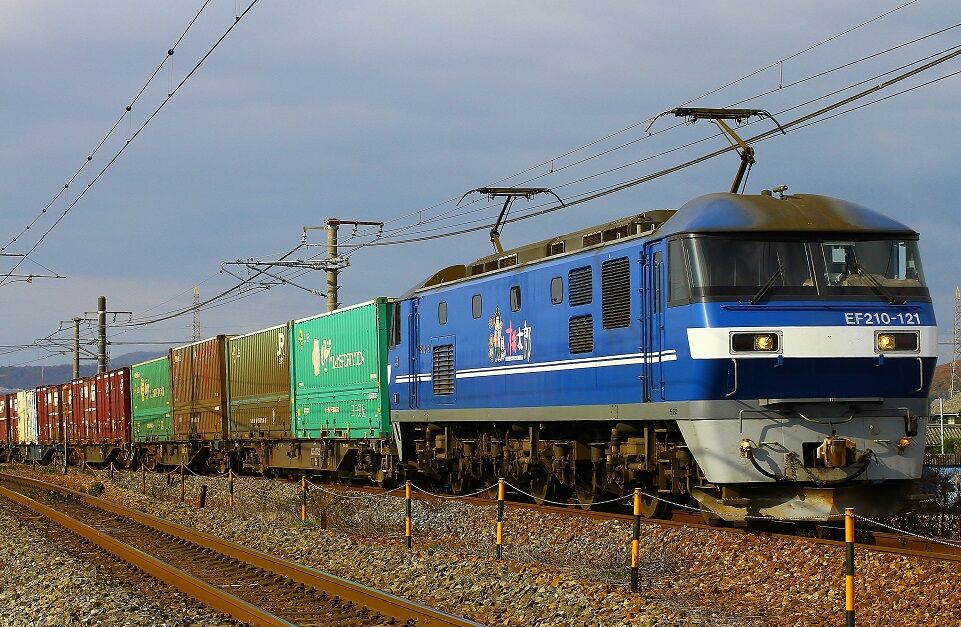 山陽本線貨物撮影(2023,秋)8～EF210-100新塗装～ : 新適鉄