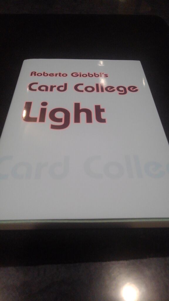 「Roberto Giobbi 's Card College Light」前編 感想・レビュー : 玉里団地に住むマジシャン小野田のブログ