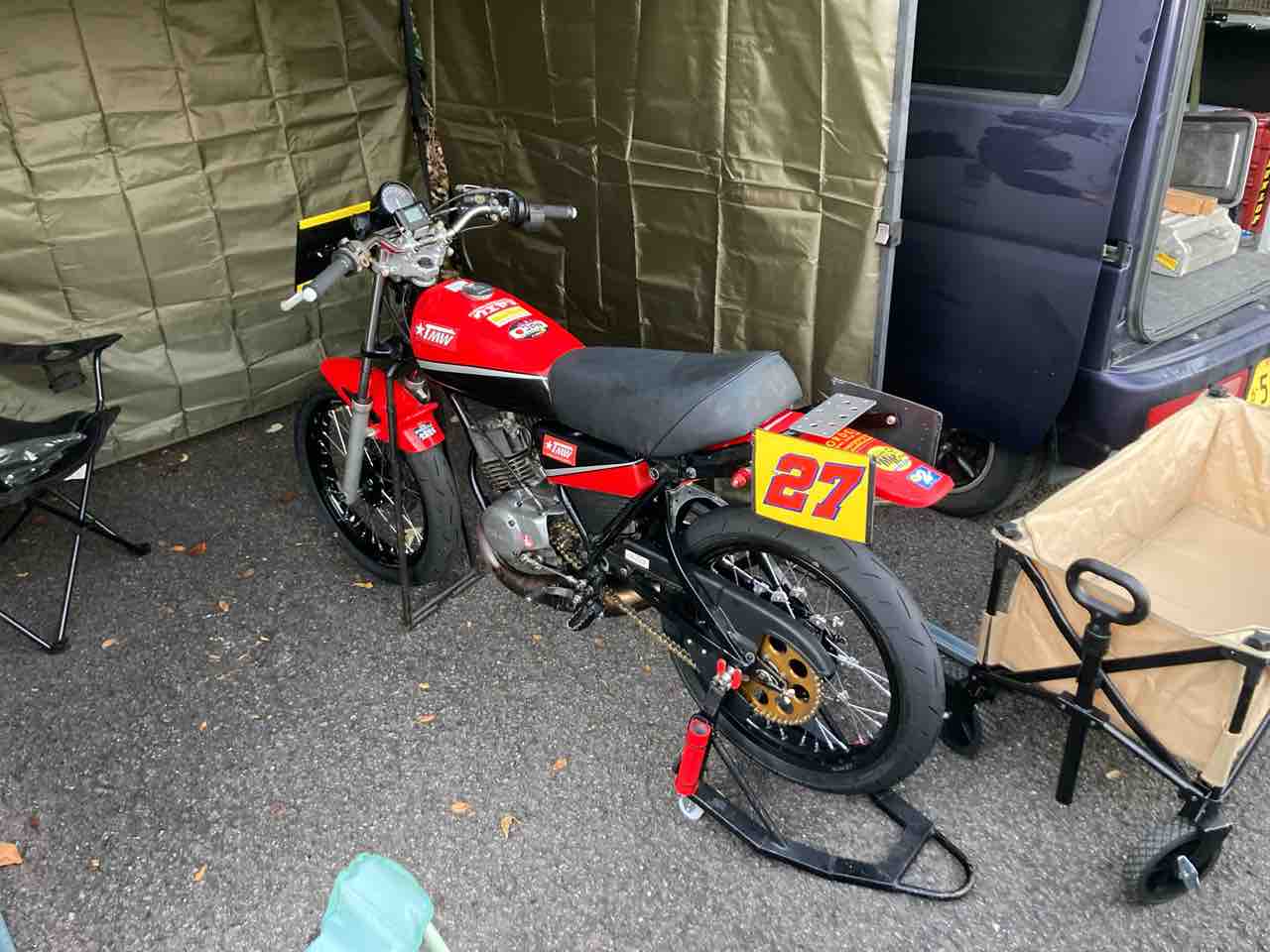 69-ON 2025 ENJOY RACE Fun to ride a wmotorcycle 堺カートランド SS43 クラス お手伝い ...