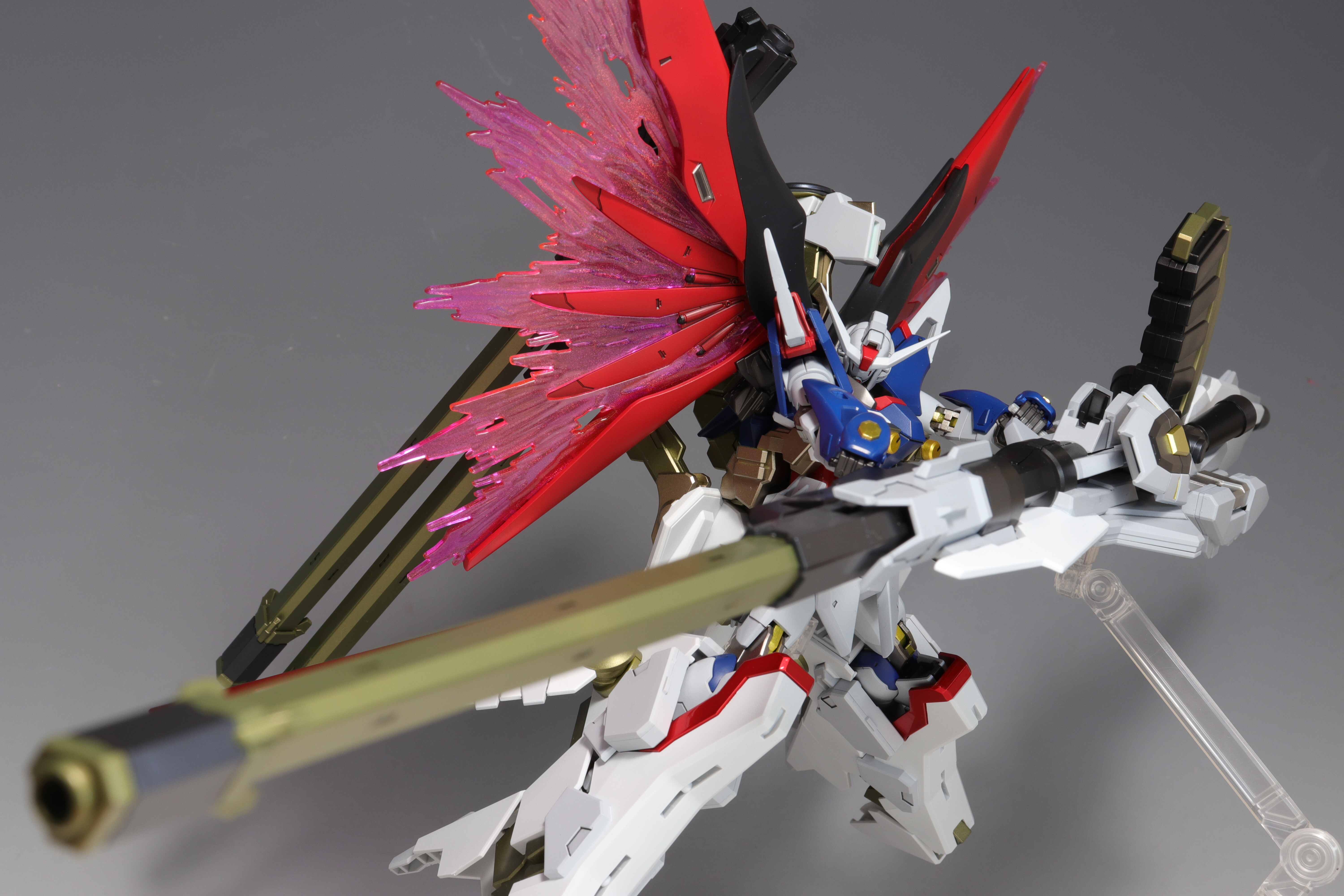 HG デスティニーガンダム SpecII + ゼウスシルエット 塗装/完成 HG デスティニーガンダム SpecII + ゼウスシルエット 塗装/完成