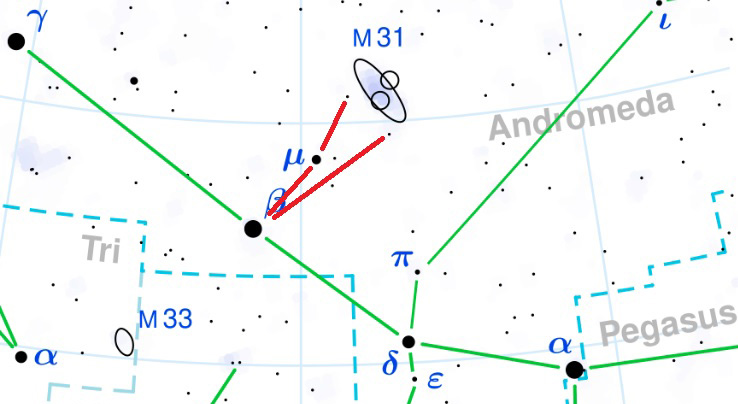 銀河系のお隣さん M31 アンドロメダ大銀河 : Toshy-jiGの星空散策