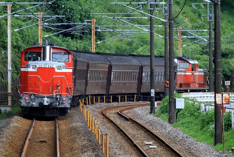 8/23 信越線DD51PPの旧客牽引訓練運転 2往復目の上り : 電気屋の鉄道資料館