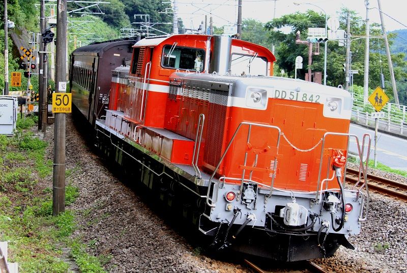8/23 信越線DD51PPの旧客牽引訓練運転 2往復目の上り : 電気屋の鉄道資料館