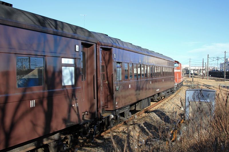 1/16 八高線DD51PPの旧客訓練運転 ② 返しの寄居手前 : 電気屋の鉄道資料館