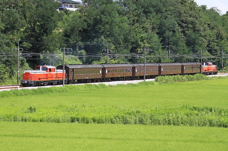 8/23 信越線DD51PPの旧客牽引訓練運転 2往復目の下り : 電気屋の鉄道資料館