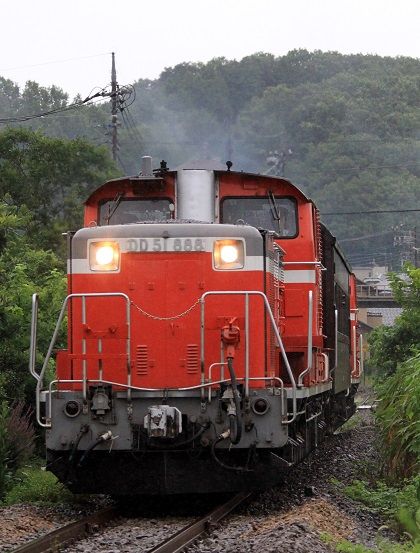 8／12 八高線訓練運転（DD51PP）返しは竹沢で : 電気屋の鉄道資料館