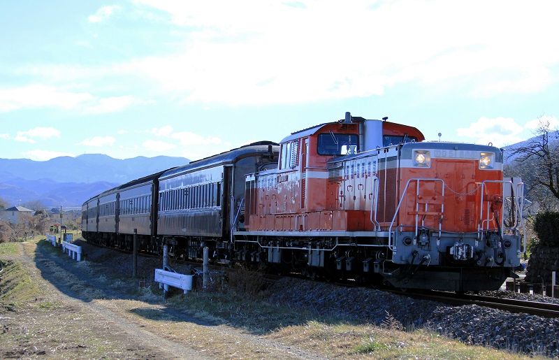 1/16 八高線DD51PPの旧客訓練運転 ③ 返しの寄居～用土間 : 電気屋の鉄道資料館