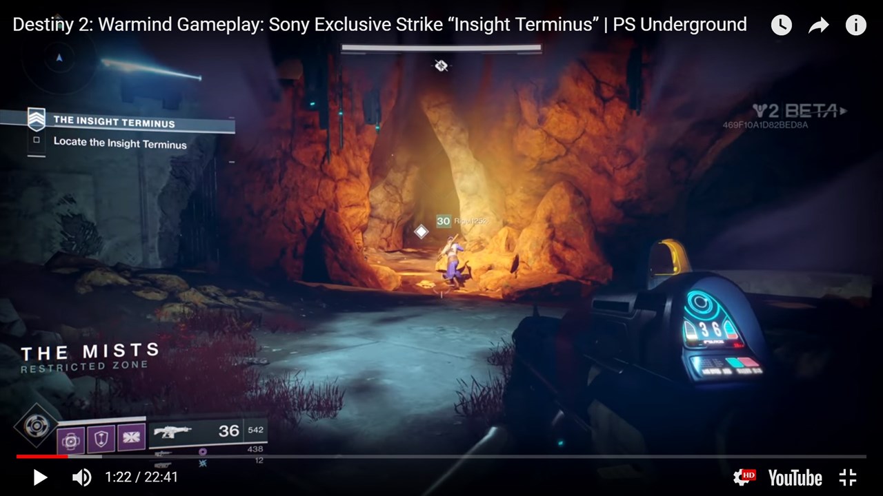 DLC II「ウォーマインド」新ストライク「Insight Terminus」のプレイ動画 : Destiny動画配信所
