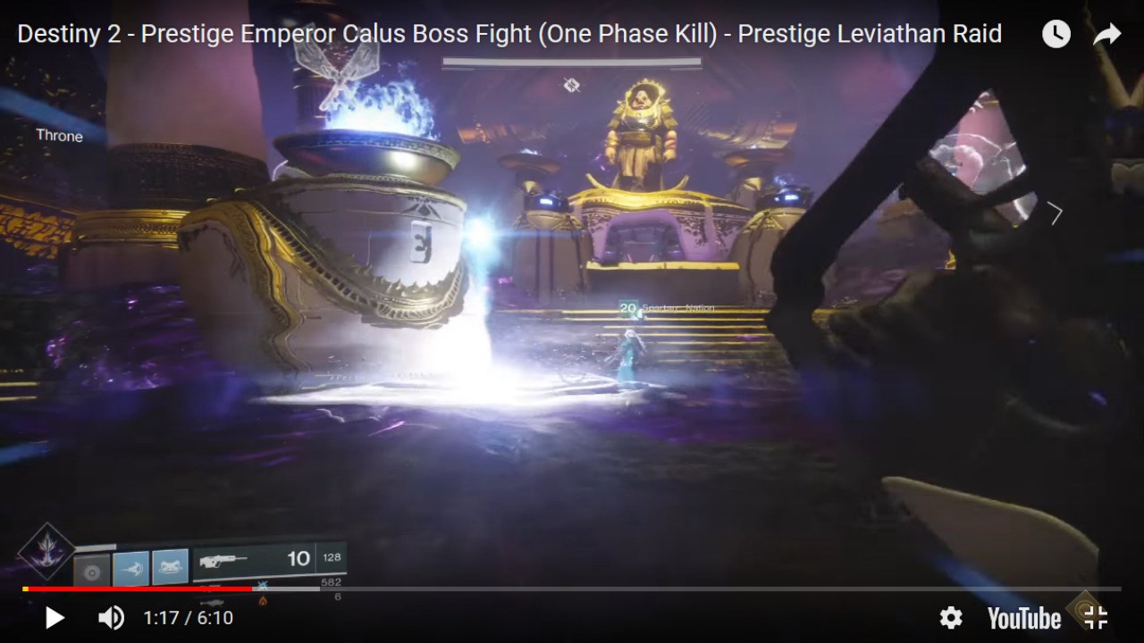 威光レイド「リヴァイアサン」王座のクリア動画 1ターンキル : Destiny動画配信所