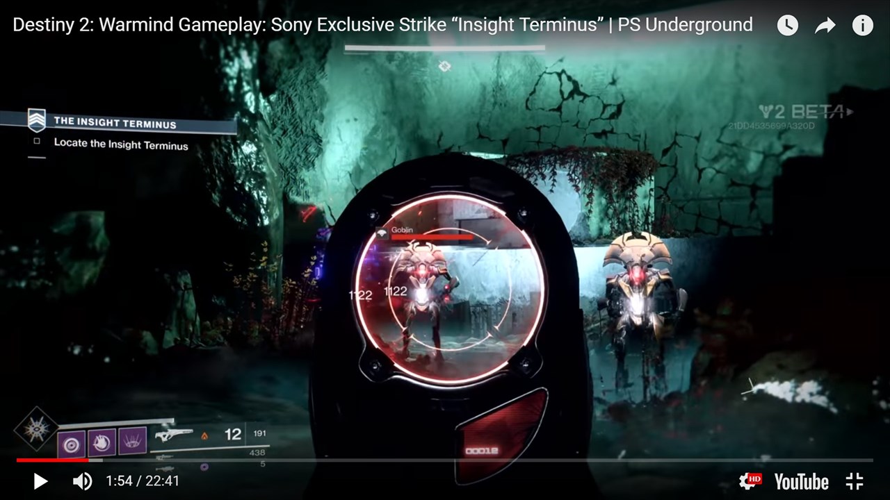 DLC II「ウォーマインド」新ストライク「Insight Terminus」のプレイ動画 : Destiny動画配信所