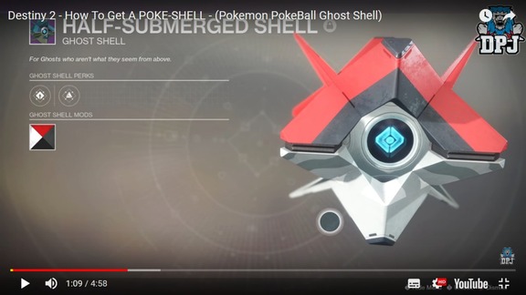 [可愛い] まるでポケモンのモンスターボールのようなゴーストのシェル : Destiny動画配信所