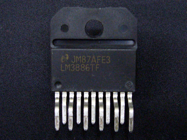 デジットBlog:高性能オーディオパワーアンプIC「LM3886」を使用したキット