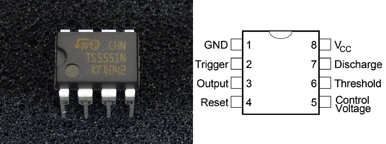 デジットBlog:STマイクロ CMOSタイマーIC「TS555」入荷！