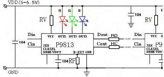 デジットBlog:フルカラーLEDドライバIC「P9813」