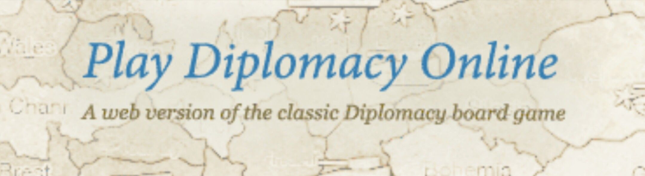 Play Diplomacy Online の使い方 : ディプロマシー科 〜ゆるめのディプロマシーブログ〜
