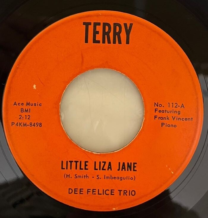 【USED/SOUL】激レア!!US ORGINAL 7INCH 『Dee Felice Trio - Little Liza Jane ...