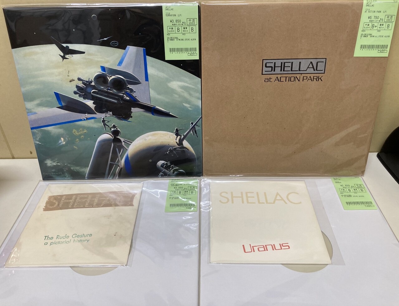 【⭐中古新入荷情報⭐】STEVE ALBINIが在籍していたバンド「SHELLAC」のアルバムがまとまって入りました！！ : ディスクユニオン吉祥寺店