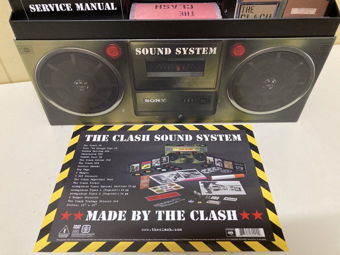 【PUNK中古新入荷情報】CLASH 限定盤!『SOUND SYSTEM』付属品完品‼、入荷いたしました!!! : ディスクユニオン吉祥寺店
