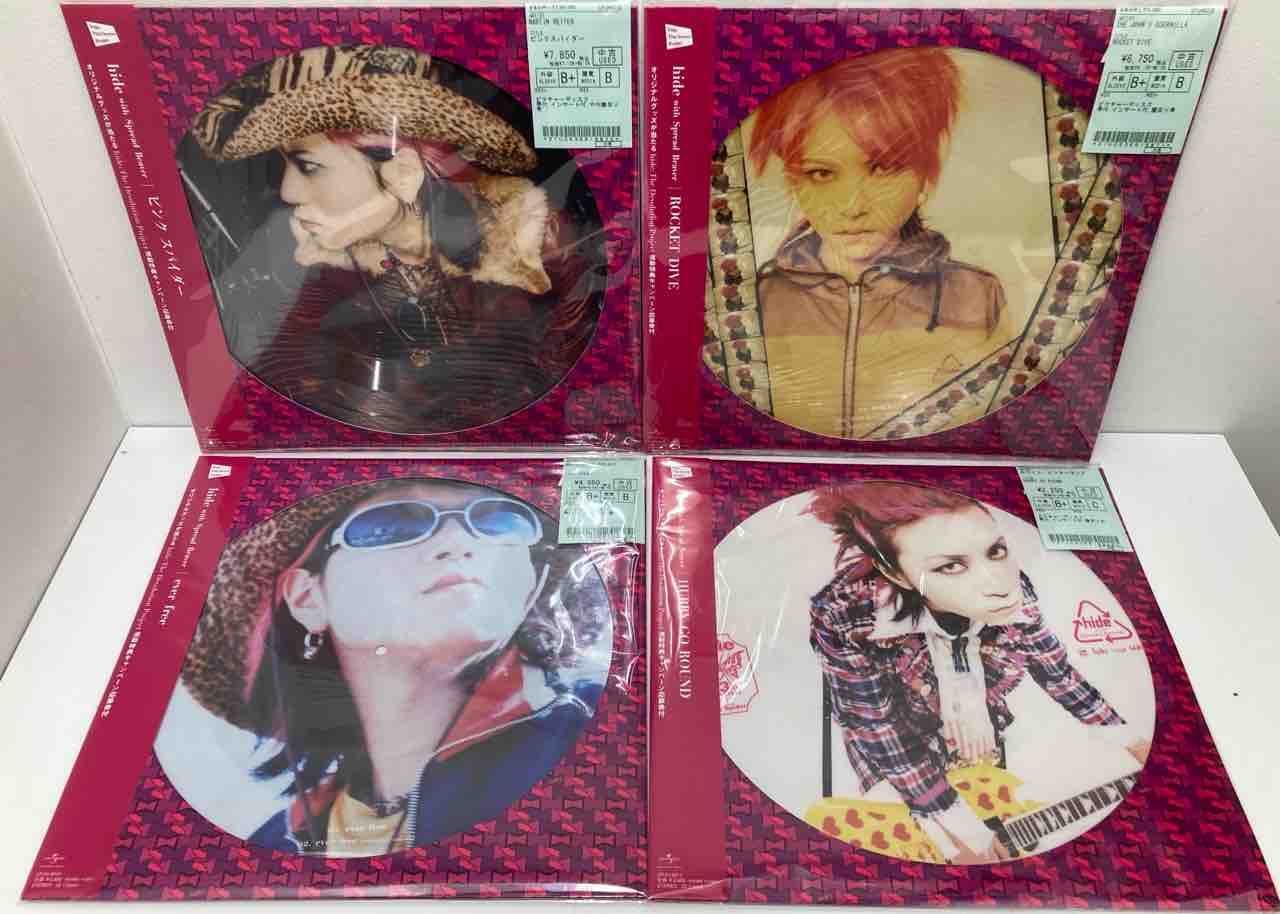 HIDEのピクチャー盤レコードまとまって入荷しました HIDEのピクチャー盤レコードまとまって入荷しました