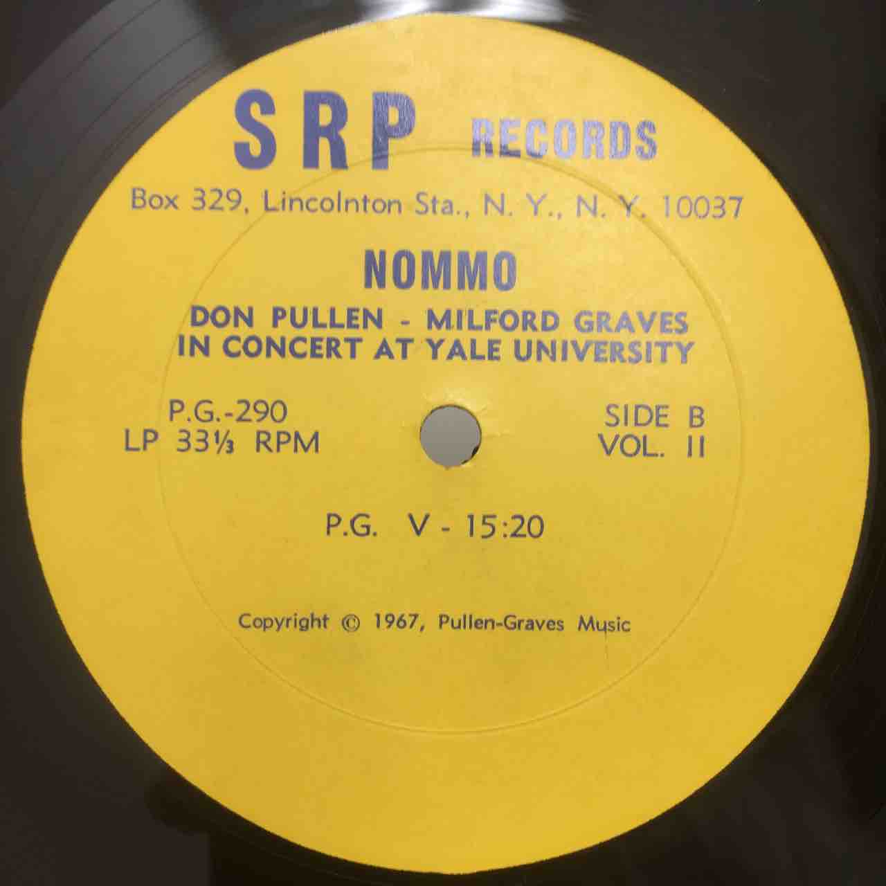 MILFORD GRAVES & DON PULLEN「NOMMO」オリジナル盤入荷！ : ディスクユニオン中野店